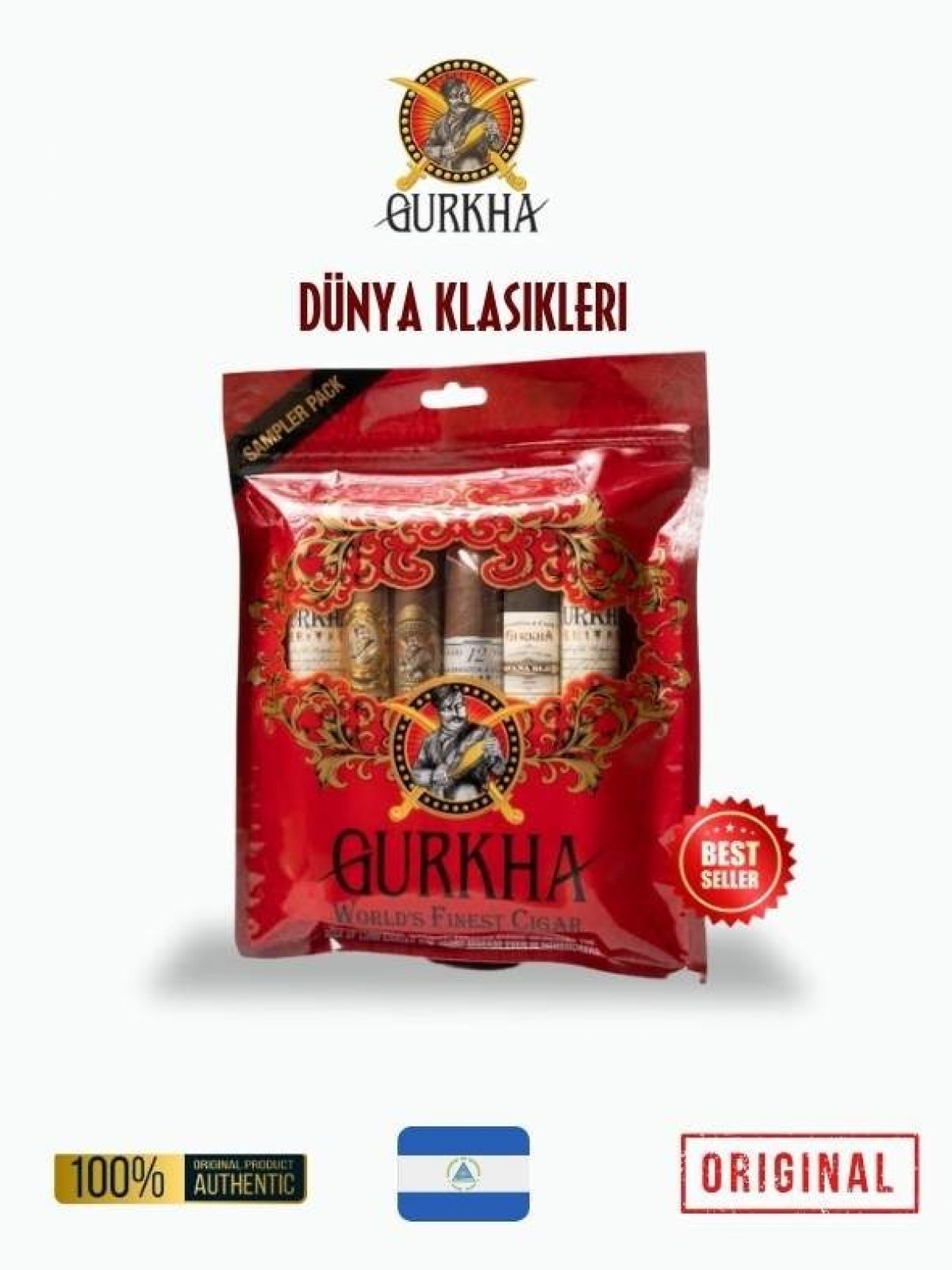 gurkha sample pack red 6'lı-premium puronun keyfini çıkarın
