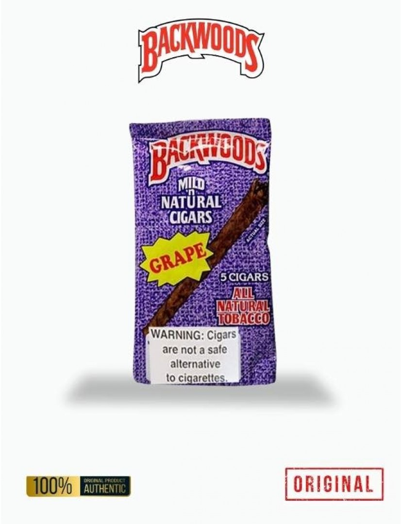 Backwoods Grape Cigars Pack 5's |Üzüm Aromalı Puro