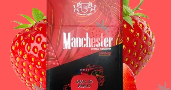 manchester wild red nano superslim Çilek-cigarshousetr.com